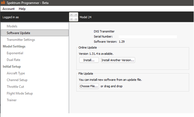 How to Update the DXs Transmitter